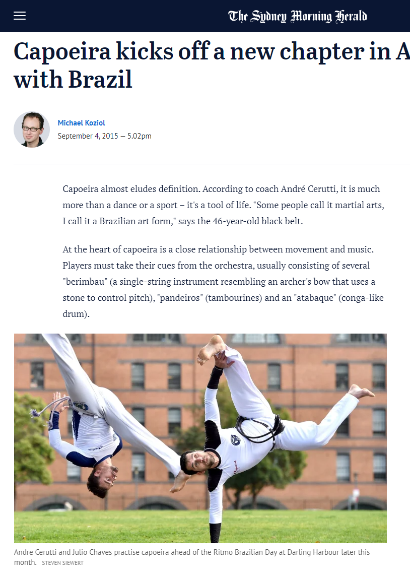 About - Capoeira Australia